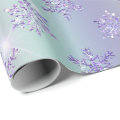 Christmas Purple Pink Snowflake Sparkle Wrapping Paper | Zazzle