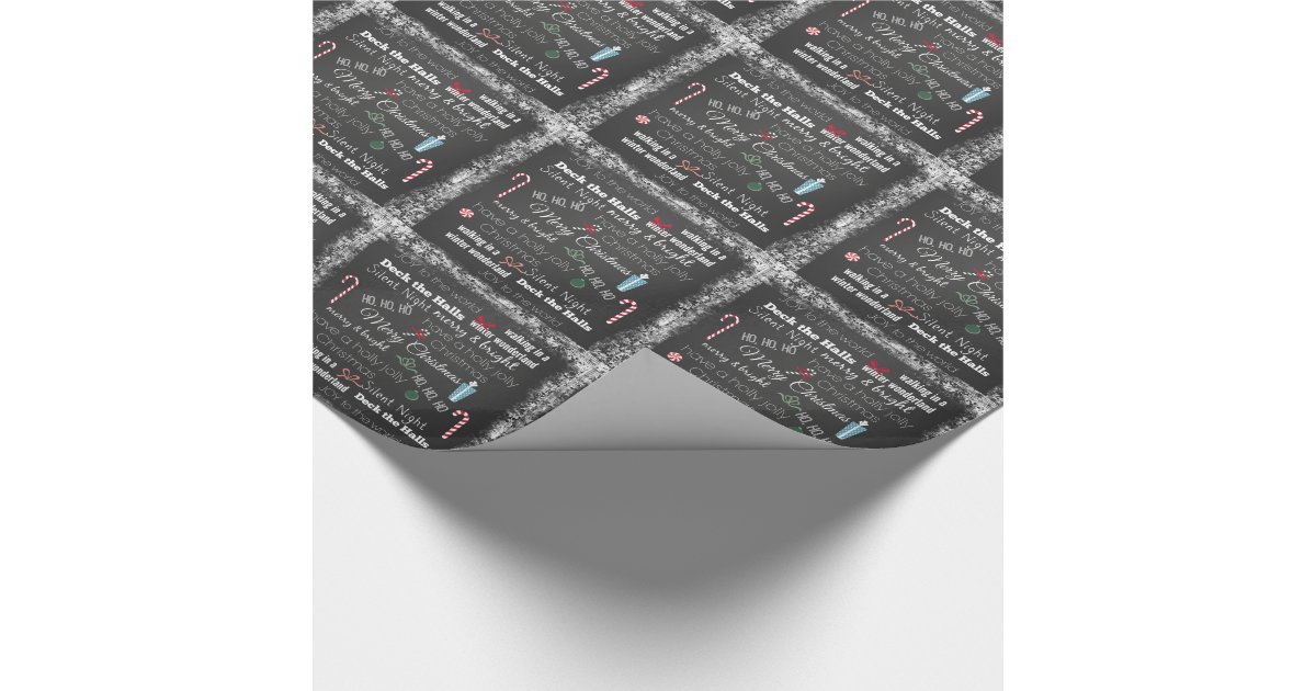 Christmas Quote Typography Wrapping Paper | Zazzle