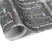 Christmas Quote Typography Wrapping Paper | Zazzle
