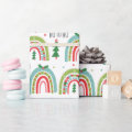 Christmas Rainbow Gift wrapping paper | Zazzle