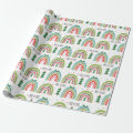 Christmas Rainbow Gift wrapping paper | Zazzle