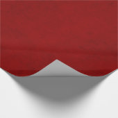 Christmas Red Solid Holiday Color Background Trend Wrapping Paper | Zazzle