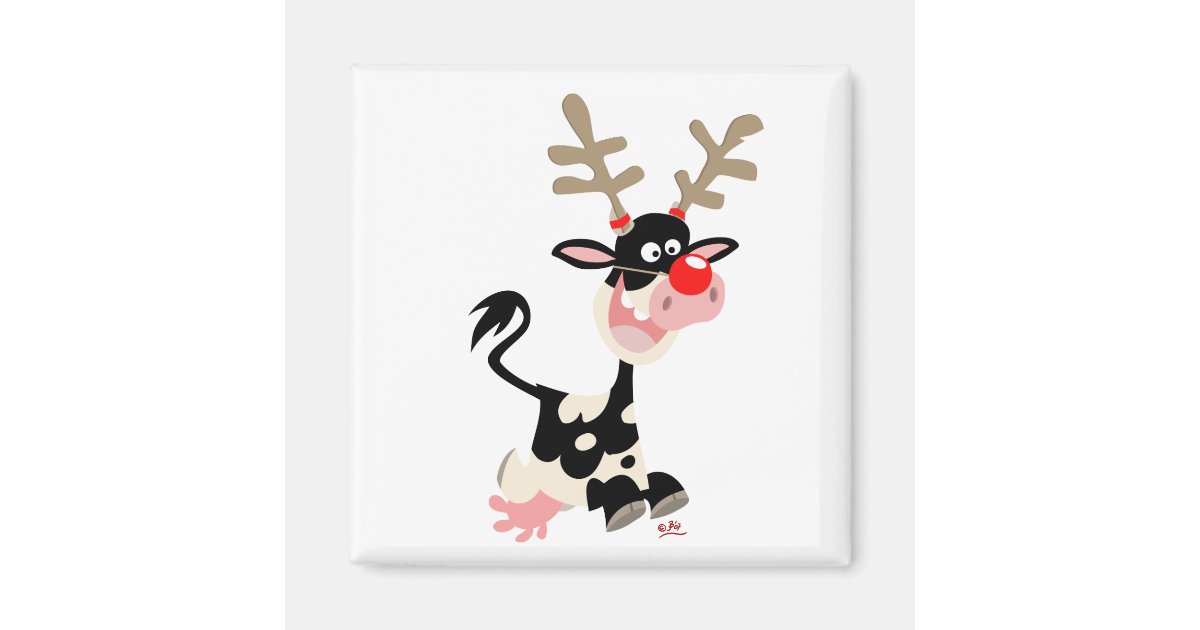 Christmas Reindeer counterfeit magnet | Zazzle