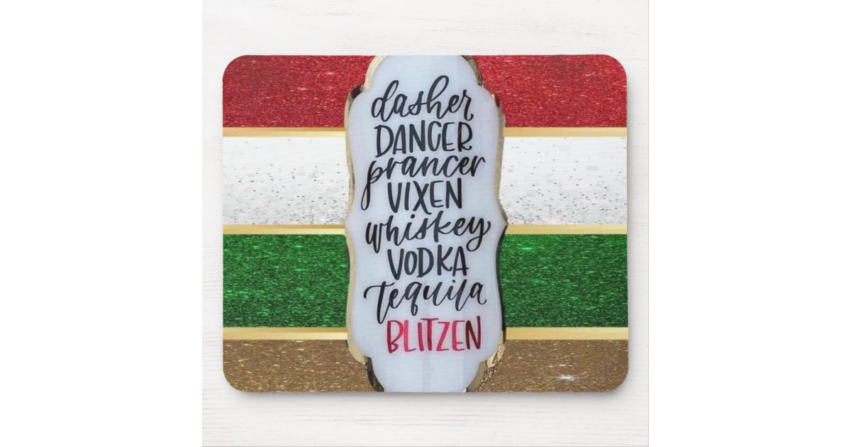 Christmas Reindeer Mouse Pad | Zazzle