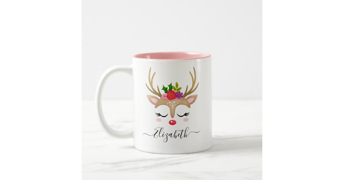 Christmas Reindeer Mug | Zazzle