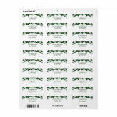 Christmas Return Address Labels | Zazzle