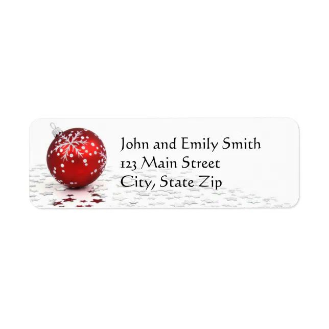 Christmas Return Address Labels | Zazzle