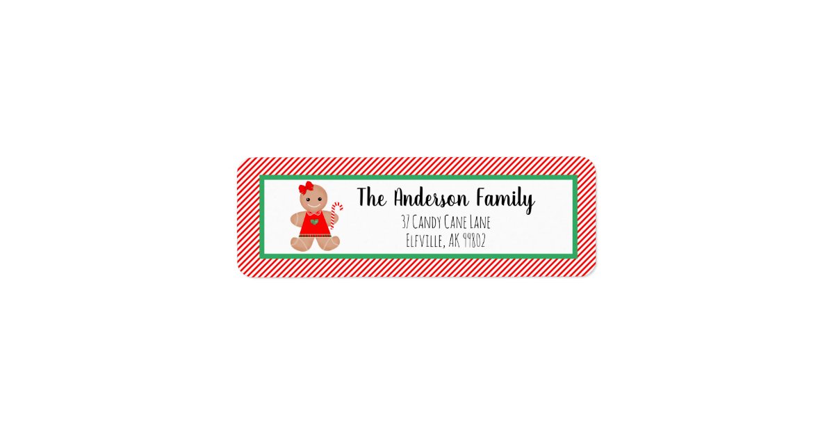 Christmas Return Address Labels | Zazzle