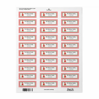 Christmas Return Address Labels | Zazzle