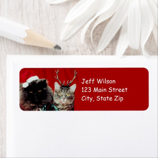 Christmas Return Address Labels | Zazzle