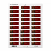 Christmas Return Address Labels | Zazzle