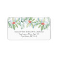 Christmas Return Address Labels Template | Zazzle