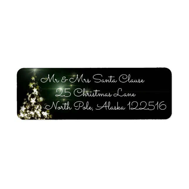 Christmas Return label | Zazzle