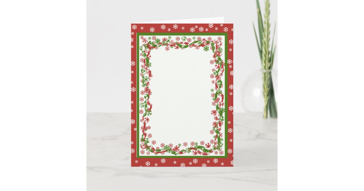 Christmas Ribbon Template | Zazzle.com