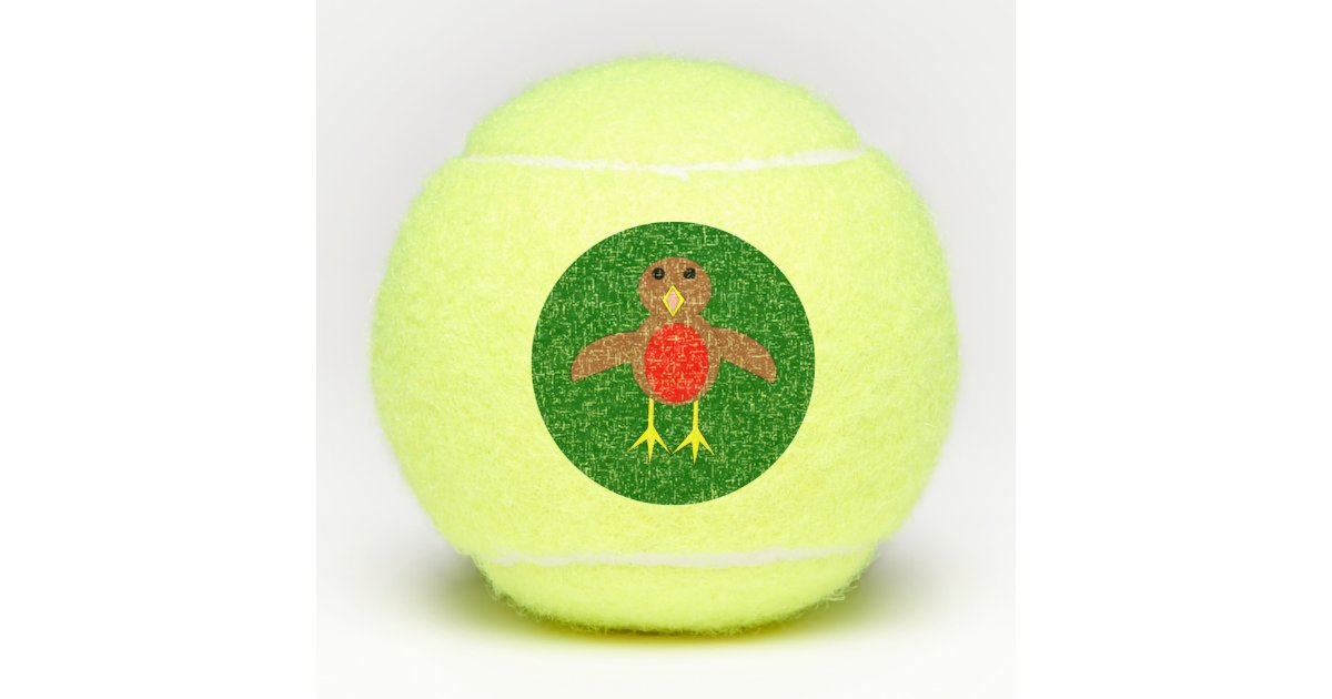 Christmas Robin Tennis Balls | Zazzle