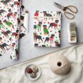Christmas Rottweiler Wrapping Paper | Zazzle