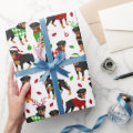Christmas Rottweiler Wrapping Paper | Zazzle
