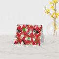 Christmas Rough Collie Card | Zazzle