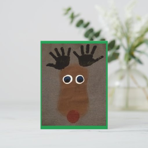 Christmas Rudolph the Red-Nosed Reindeer Postcard | Zazzle