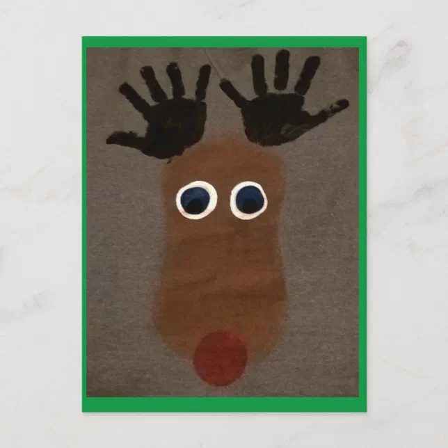 Christmas Rudolph the Red-Nosed Reindeer Postcard | Zazzle