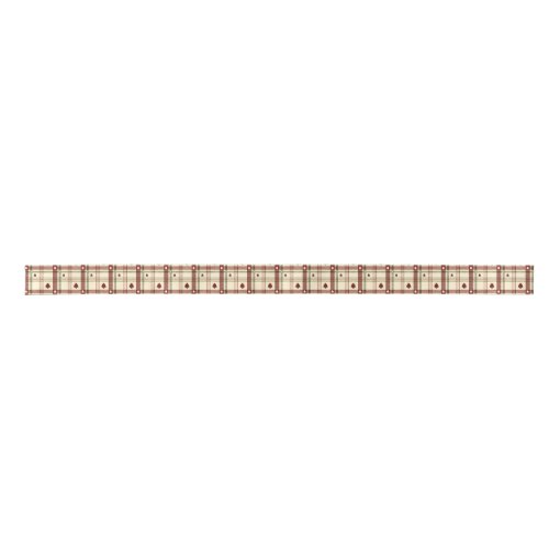 Christmas Rustic Cream, Red and Green Plaid Satin Ribbon | Zazzle