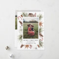 Christmas Rustic Photo Frame Holiday Card | Zazzle