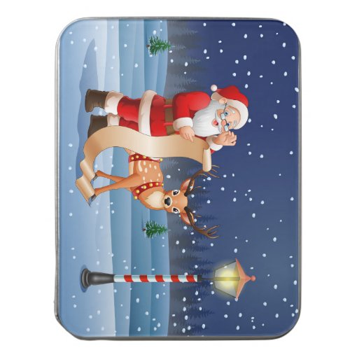 Christmas Santa Claus And Reindeer | Holidays Jigsaw Puzzle | Zazzle
