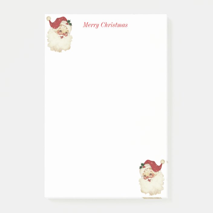 Christmas Santa Claus on White Post-it Notes | Zazzle.com