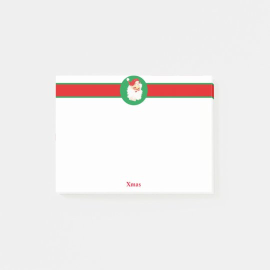 Christmas Santa Claus Post-it Notes | Zazzle.com