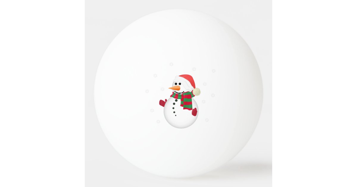 Christmas Santa Ping Pong Ball | Zazzle