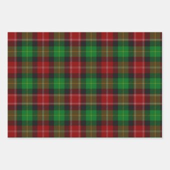 Christmas Scottish tartan buffalo plaid flannel Wrapping Paper Sheets ...