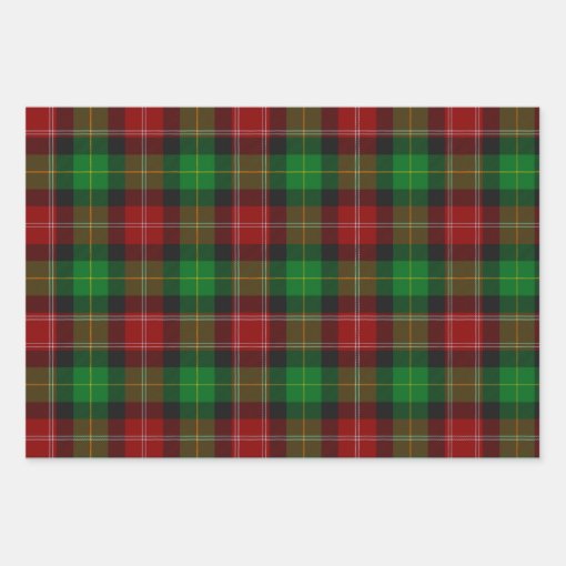 Christmas Scottish tartan buffalo plaid flannel Wrapping Paper Sheets ...