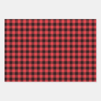 Christmas Scottish tartan buffalo plaid flannel Wrapping Paper Sheets ...