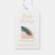 Christmas Shabby Pink Sleigh Gold Script Gift Tags | Zazzle
