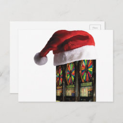 Christmas Slot Machine Holiday Postcard | Zazzle