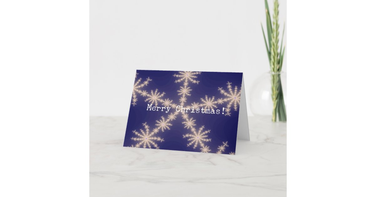 Christmas Snow Holiday Card | Zazzle