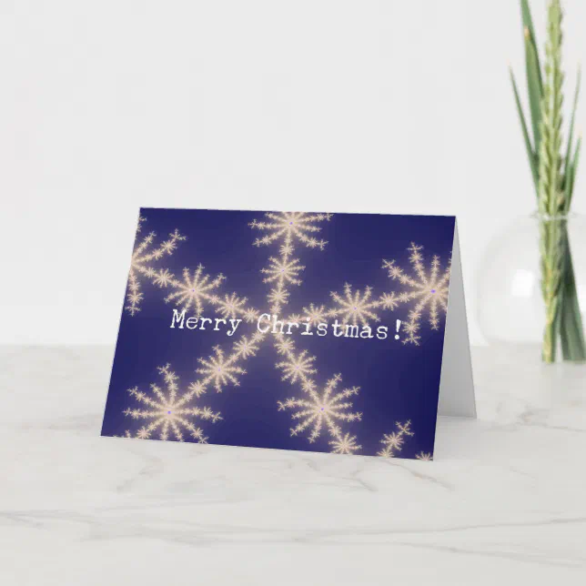 Christmas Snow Holiday Card | Zazzle