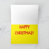 Christmas Snowball Fight Cartoon Joke Holiday Card | Zazzle