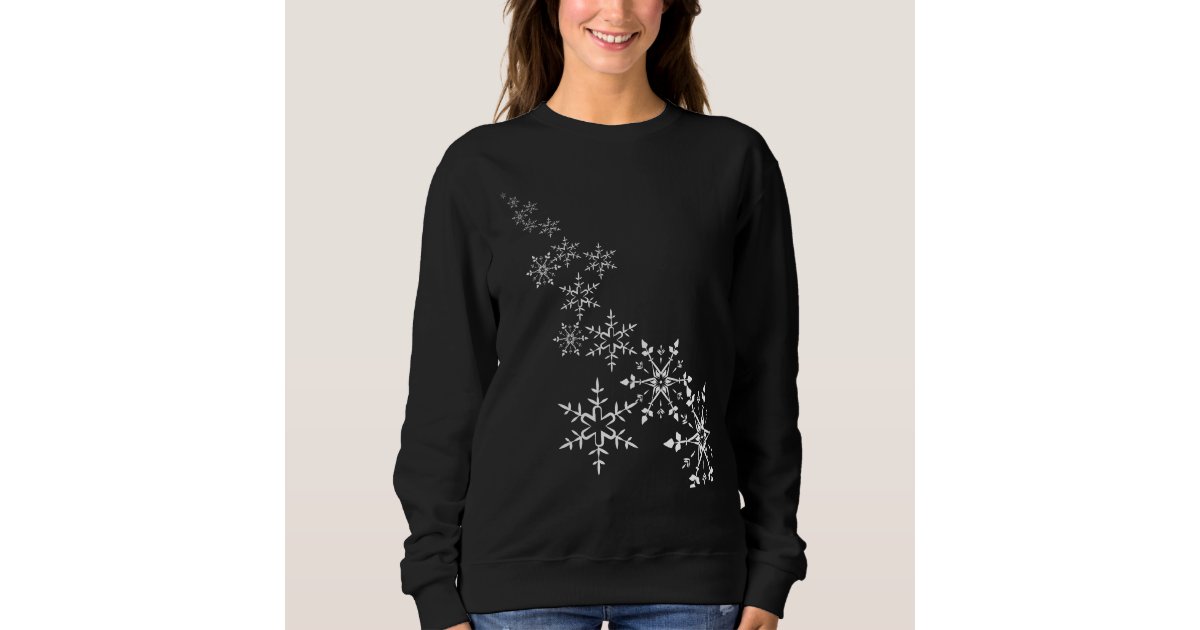 Christmas Snowflakes Sweatshirt | Zazzle
