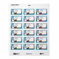 Christmas Snowman Label | Zazzle