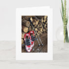 Snowshoe Holiday Card | Zazzle.com