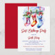 Christmas sock exchange party template | Zazzle
