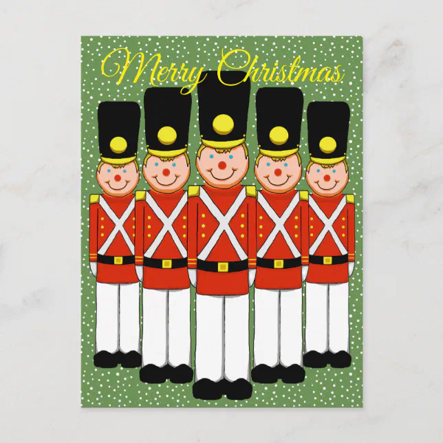 Christmas Soldier Christmas Postcard | Zazzle
