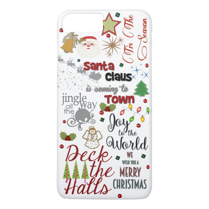 Christmas Song Design Phone Case | Zazzle.com