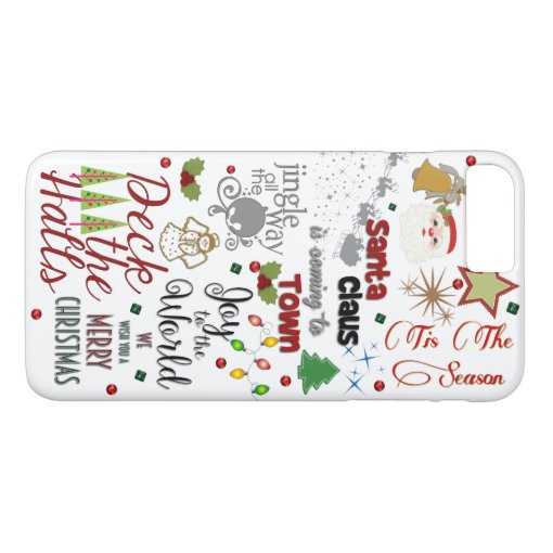 Christmas Song Design Phone Case | Zazzle
