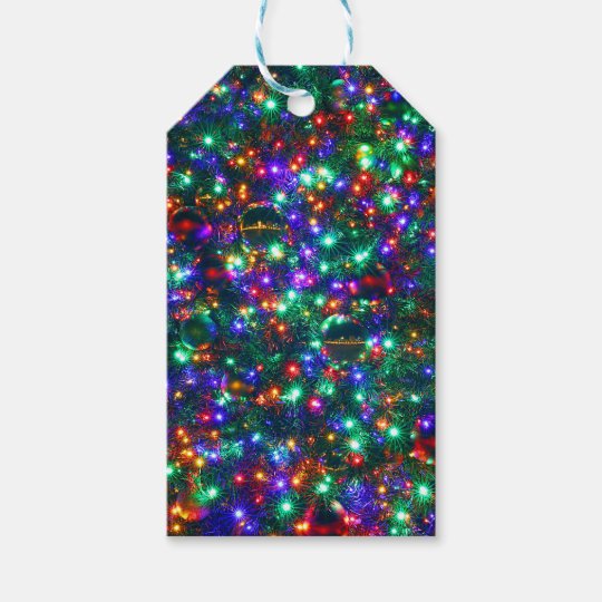 Christmas Sparkling Stars Gift Tags | Zazzle.com