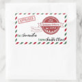 Christmas Special Delivery From Santa Rectangular Sticker | Zazzle