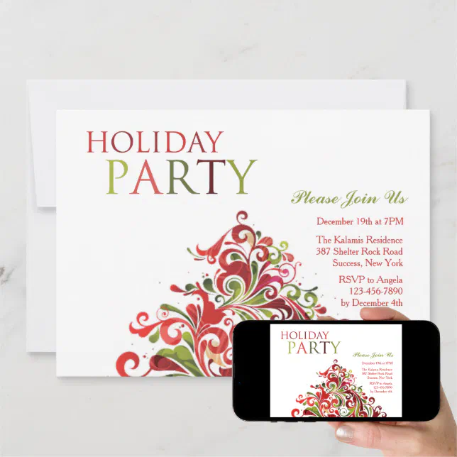 Christmas Spirit Holiday Card | Zazzle