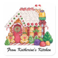 Christmas Square Sticker | Zazzle