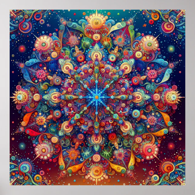 CHRISTMAS STAR POSTER | Zazzle